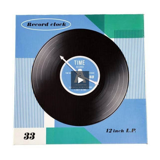 12" Record Clock - 29cm Retro Style Battery Operated – mzube