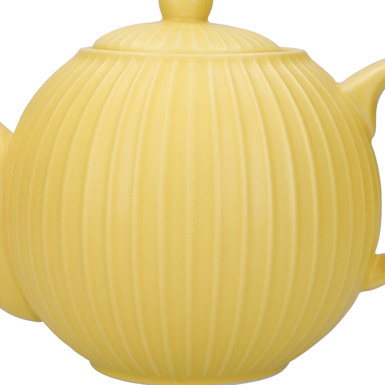 London Pottery Globe Textured Teapot with Strainer, 4-Cup, Yellow – mzube
